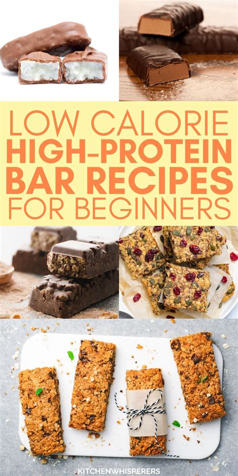 Low Calorie Protein Bars