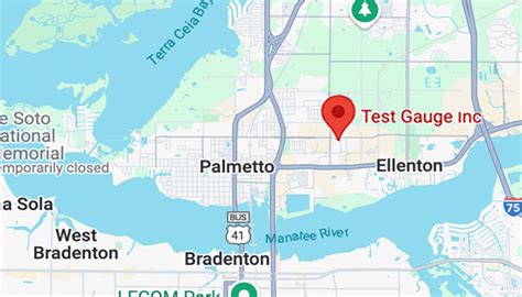 Palmetto Fl Zip Code Map