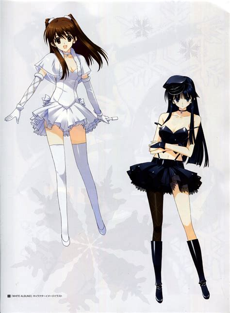 Touma Kazusa And Ogiso Setsuna White Album And 1 More Drawn By
