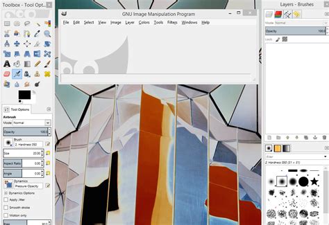 Gimp Layout Single Window Mode