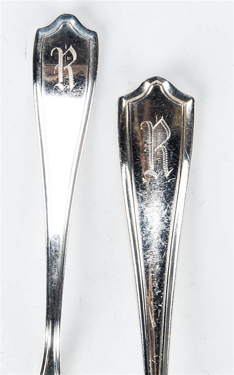 Lot 690 Alvin Sterling Flatware 59 Pcs Case Auctions