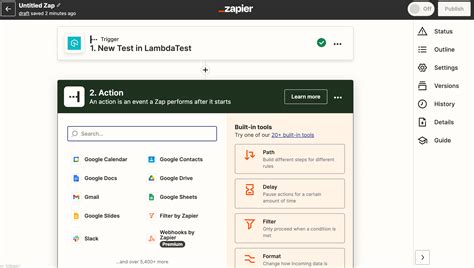 Zapier Integration With Lambdatest Lambdatest