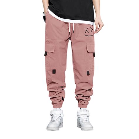 Kiittyyyy Cargo Pants For Men Slim Fit Mens Big And Tall Multiple Pockets Quickdrying Street