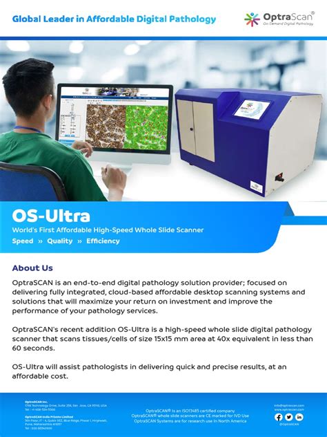 Digital Pathology Scanner Os Ultra Pdf Image Scanner