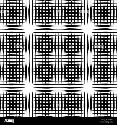 Grid Mesh Pattern With Irregular Lines Seamlessly Repeatable Stock Vector Image And Art Alamy