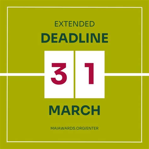 📢 Deadline Extended 📢 A Couple Of Entrants Have Asked For A Little More