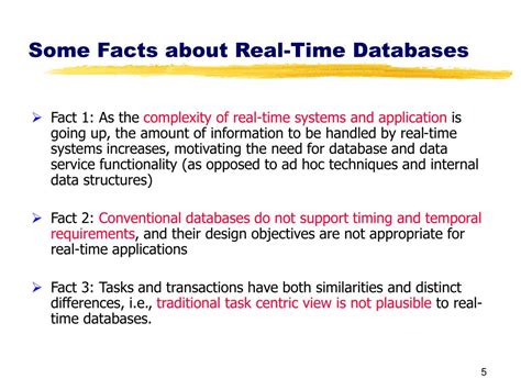 Ppt Real Time Database Systems And Data Services Issues And