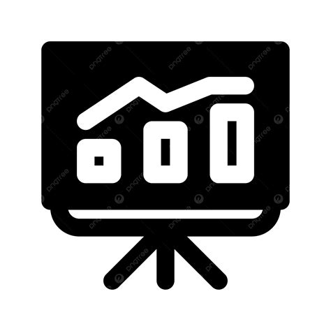 Presentation Board Icon Vector Black And White Sign Presentation Board Icon Png And Vector