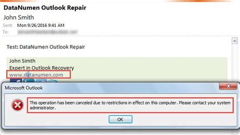 2 tips to disable hyperlinks in outlook emails