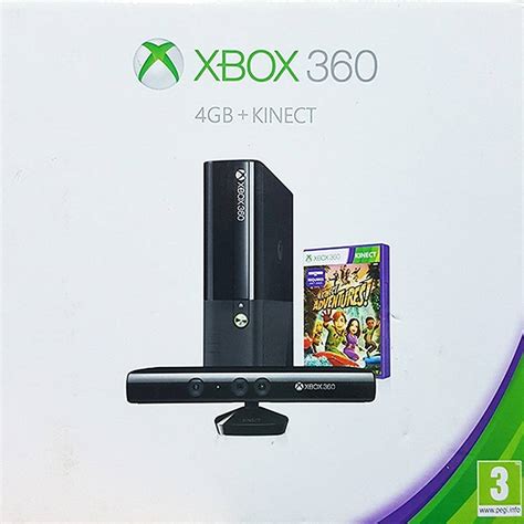 Xbox 360 4gb Console Kinect Bundle With Kinect Adventure Game 885370592924 Buy Best Price
