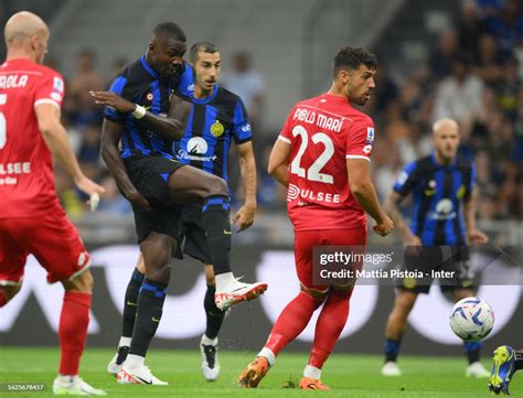 Marcus Thuram Of Fc Internazionale In Action During The Serie A Tim