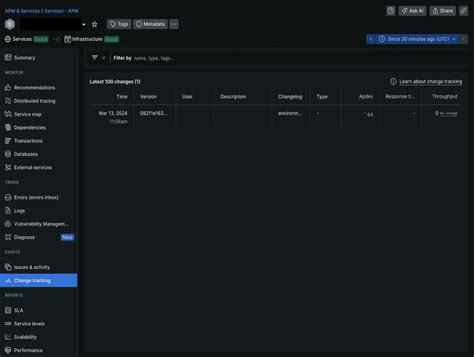 Track Deployments Adobe Commerce