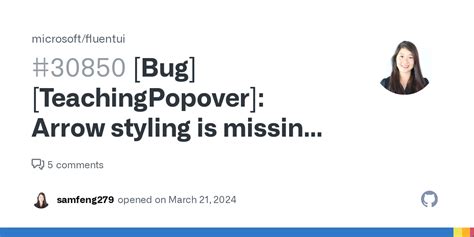 Bug Teachingpopover Arrow Styling Is Missing Dropshadow And Is