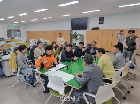 광양시 중마 119 안전센터 ‘ 성황스포츠센터 합동 소방 훈련 실시