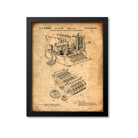 Encryption Machine Patent Print Print A Patent
