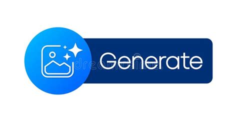 Generate Ai Button Artificial Intelligence And Machine Learning