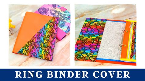 How To Sew A Ring Binder Cover In Any Size Youtube