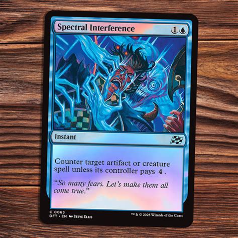Spectral Interference Foil Aetherdrift Magic The Gathering Ebay