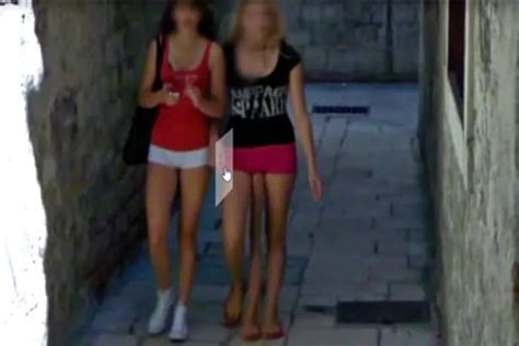Google Maps User Spots Spooky Mutant Girl Walking Through Street Irish Mirror Online