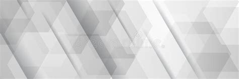 Modern White Gray Abstract Web Banner Background Creative Design With