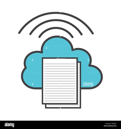 Cloud Computing Data Storage Stock Vector Image And Art Alamy