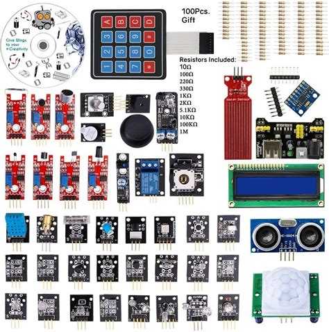 robocraze 37 in 1 ultimate sensor modules kit for for boards compatible with arduino nodemcu