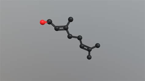 Geraniol 3d Model By Eduteiment Camiloislas [9649880] Sketchfab