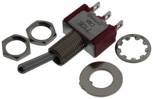 SYZQE C K COMPONENTS Toggle Switch On None On SPDT Non Illuminated Series Panel