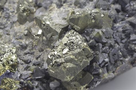 Galenit Chalkopyrit Pyrit Sběratel Minerálů