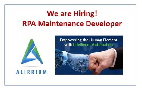 Jeffrey Barenz On Linkedin Alirrium Rpa Hiring Thehumanelement