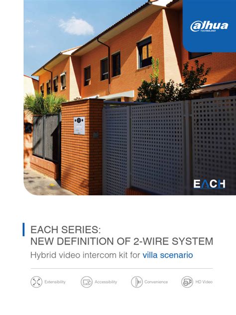 Leaflet Dahua Each 2 Wire Hybrid V10 En 202212 Pdf Video Digital