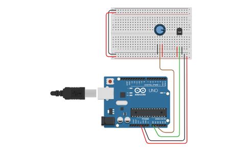 Circuit Design Dht11 Temperature And Humidity Sensor Tinkercad