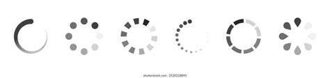 Loading Icon Progress Indicator Loading Bar Stock Vector Royalty Free 2520228895 Shutterstock