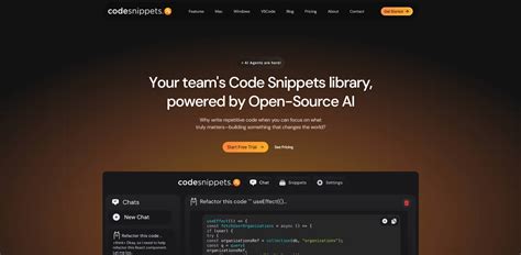 Code Snippets Ai Your Teams Ai Powered Code Library Aitoolnet