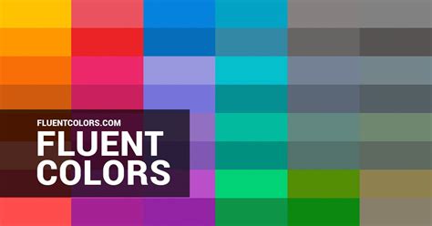 Looking For Catchy And Soothing Fluent Colors To Use In Your Design