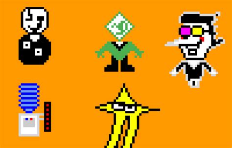 Deltarune Characters Drawn From Memory Pixel Art