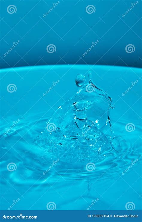 Abstract Background Of Splash Of Color Water Collision Of Colored Drops The Concept Art With