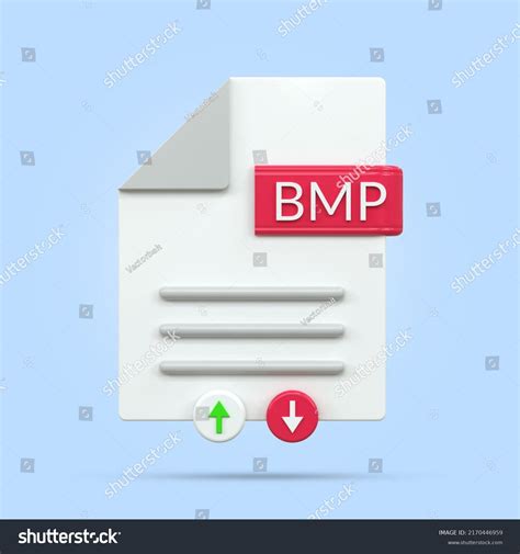 Documents File Format Bmp Icon 3d Stock Illustration 2170446959