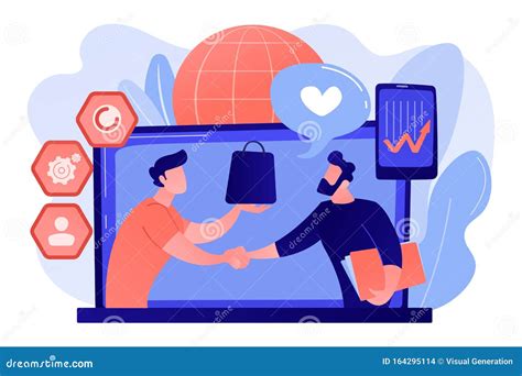 Customer Relationship Management Concept Vector Illustration Stock