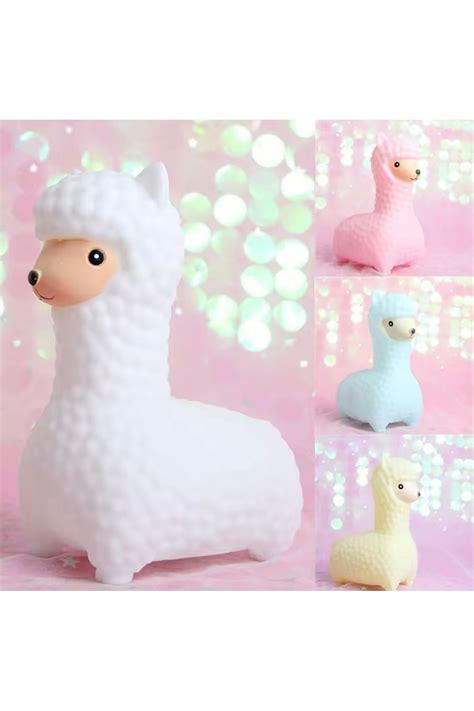 Two Two Gece Lambasi ÇeŞİtlİ Yıldız Bulut Gülen Lama Pikachu Pekemon Çocuk Dekor ışık Silikon