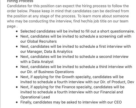 Hiring Process For A Data Analyst Role Rrecruitinghell