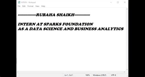 Rubaha Shaikh On Linkedin Gripsept22 Datascience Intern Grip