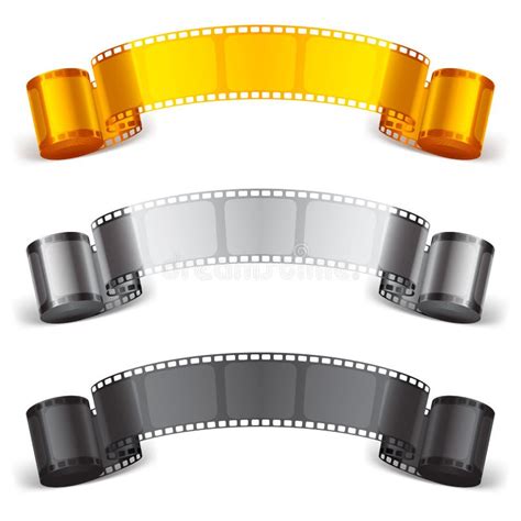 Cinta De La Pel Cula Ilustraci N Del Vector Ilustraci N De Negro
