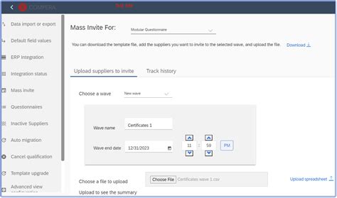 Modular Questionnaires In Sap Ariba Slp Compera Consulting