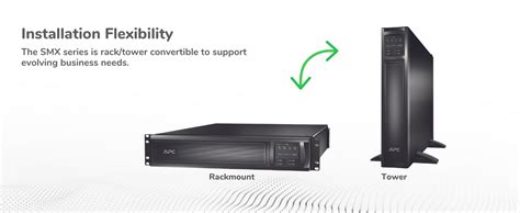 Apc Smart Ups X 3000 Rack Tower Lcd Ups 2 7 Kw 3000 Va With Apc Ups Network Management