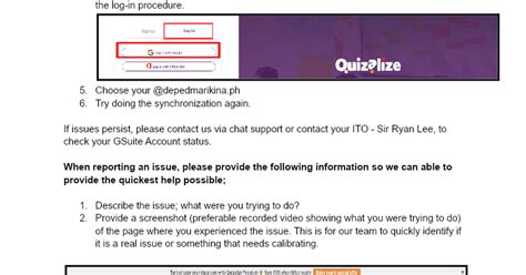 Quizalize Basic Troubleshooting Steps Quizalize Quizalize Basic Troubleshooting Steps Quizalize