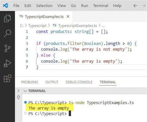 How To Check If An Array Is Not Empty In Typescript