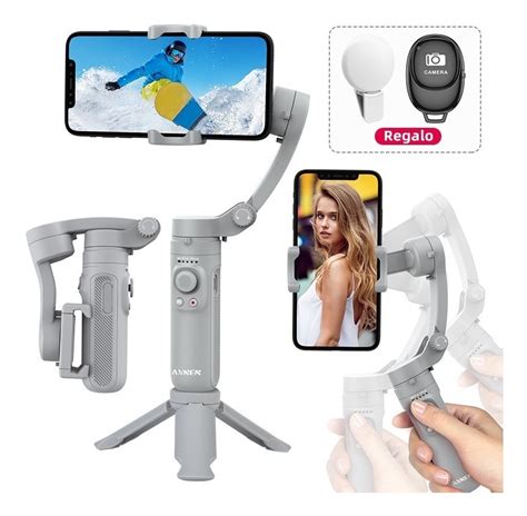 Estabilizador Gimbal Axnen Hq3 3 Ejes Plegable Para Celular | Meses sin ...
