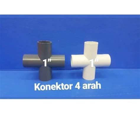Jual Konektor Sambungan 4 Arah Pipa Pvc 1 Harga Murah Shopee Indonesia