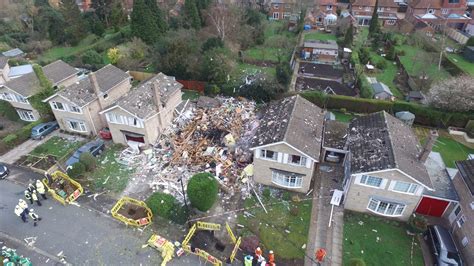 Aerial View Of The House In York Which Exploded In A Gas Blast Mirror